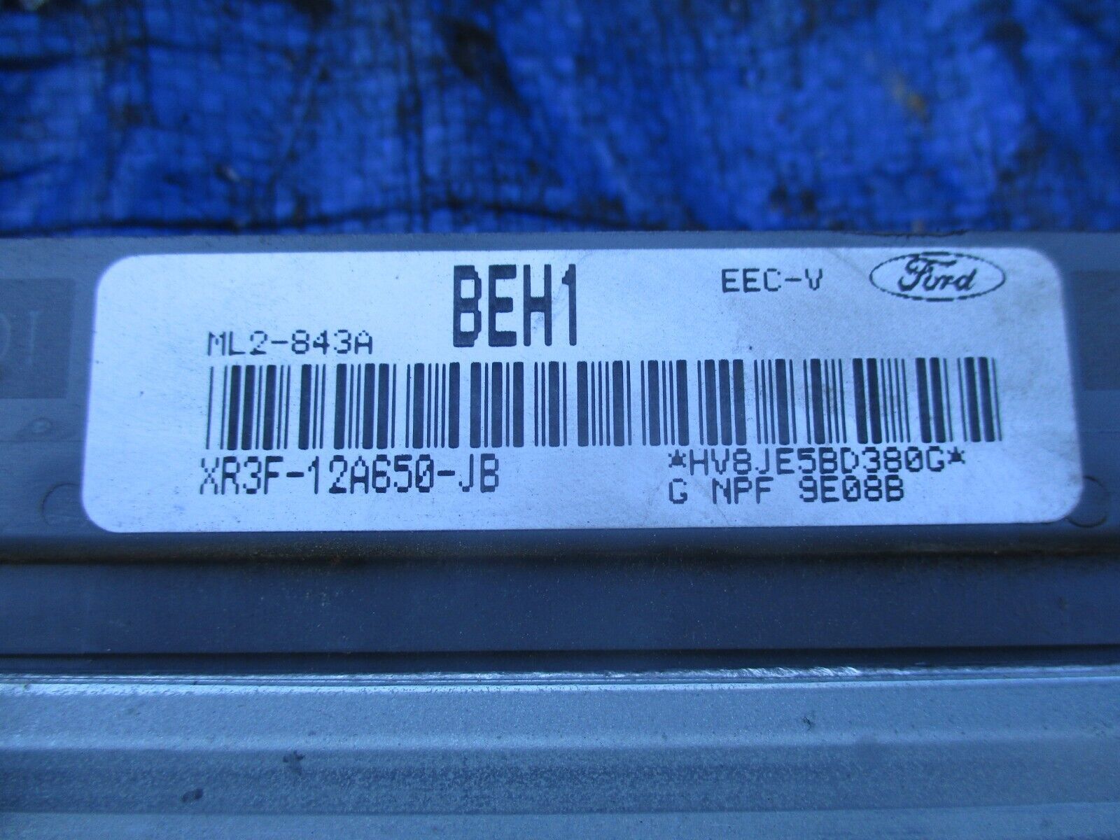 99 Ford Mustang 3.8 auto transmission engine computer ECM XR3F-12A650 ...