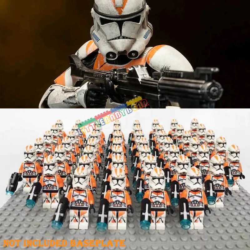 50pcs Star Wars 212th Attack Battalion Utapau Clone Trooper MiniFigures Bricks - Building Toy ...