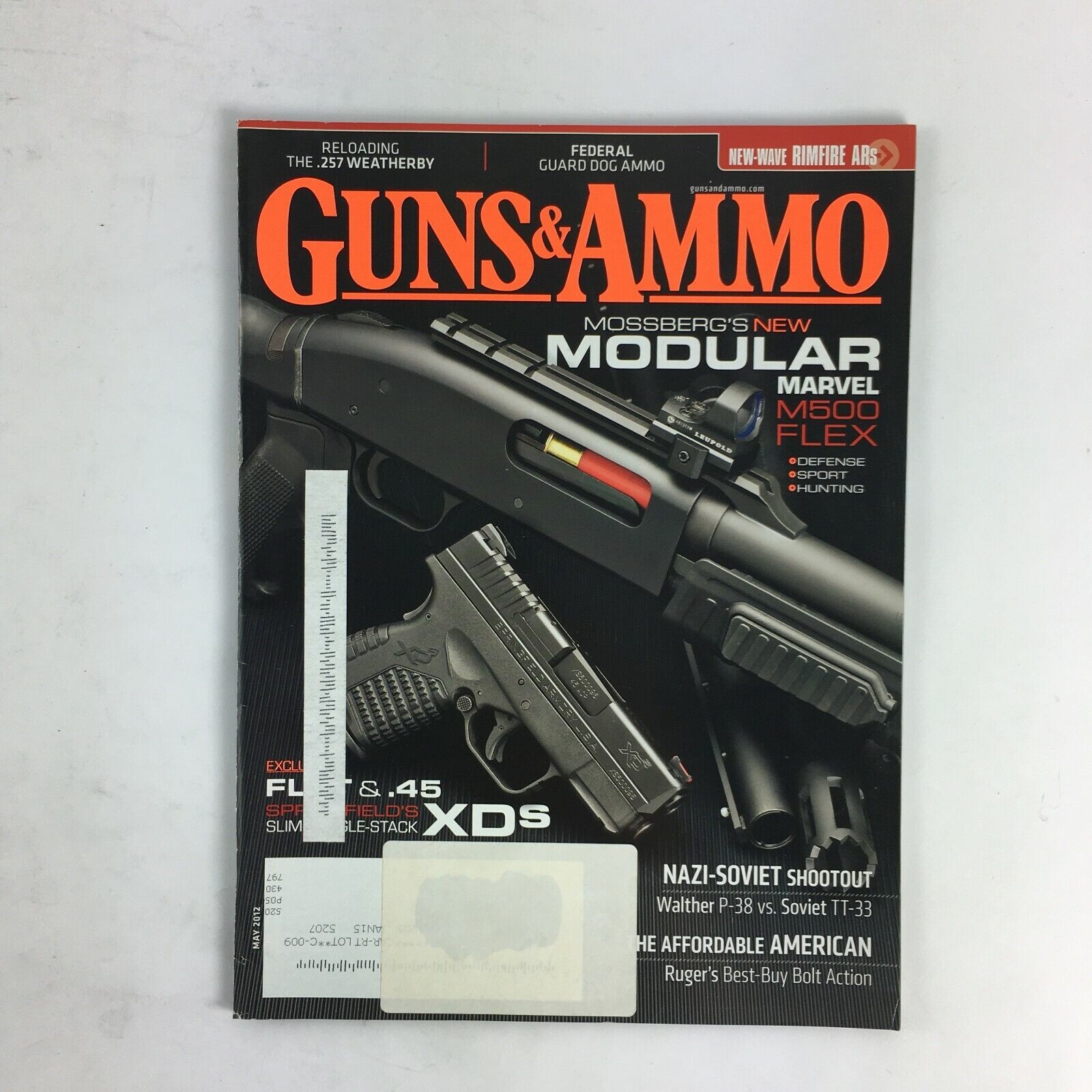 May 2012 Guns & Ammo Magazine Modular Marvel M500 Flex P-38 Vs. Soviet ...