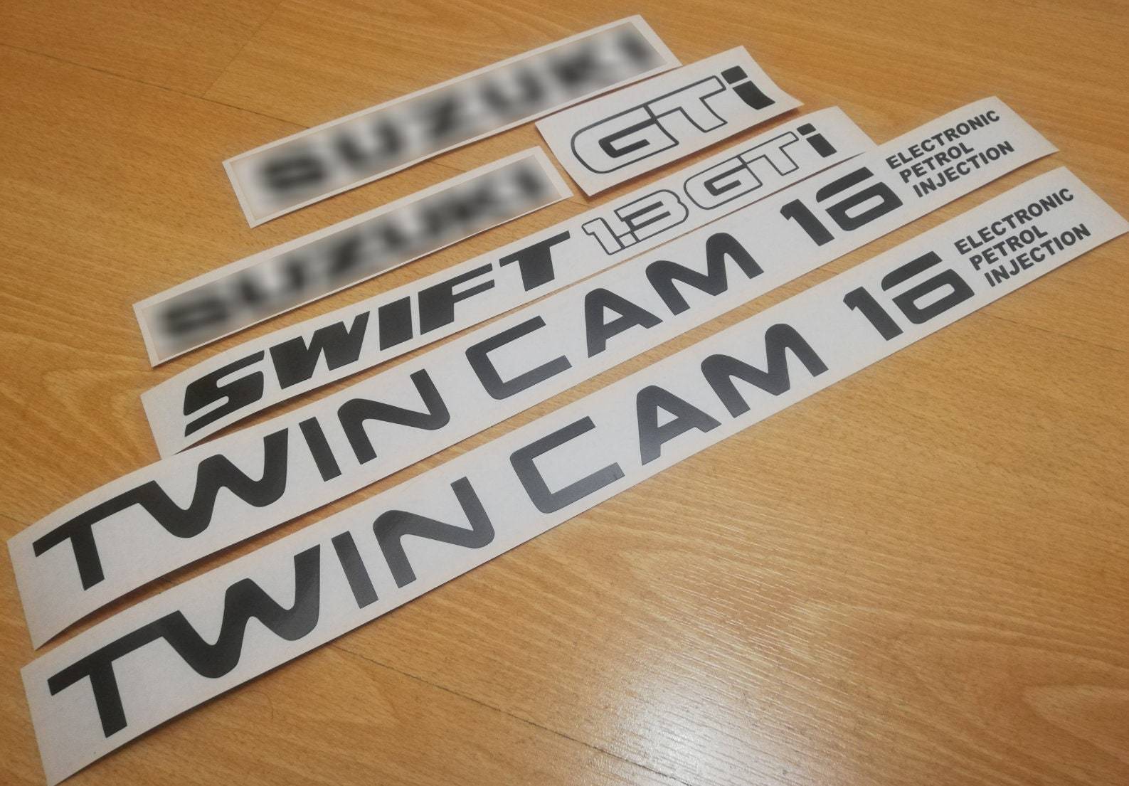 Swift MK1 - 1.3 GTi Twin Cam - Fits Suzuki MK1 - Decal / Sticker kit ...