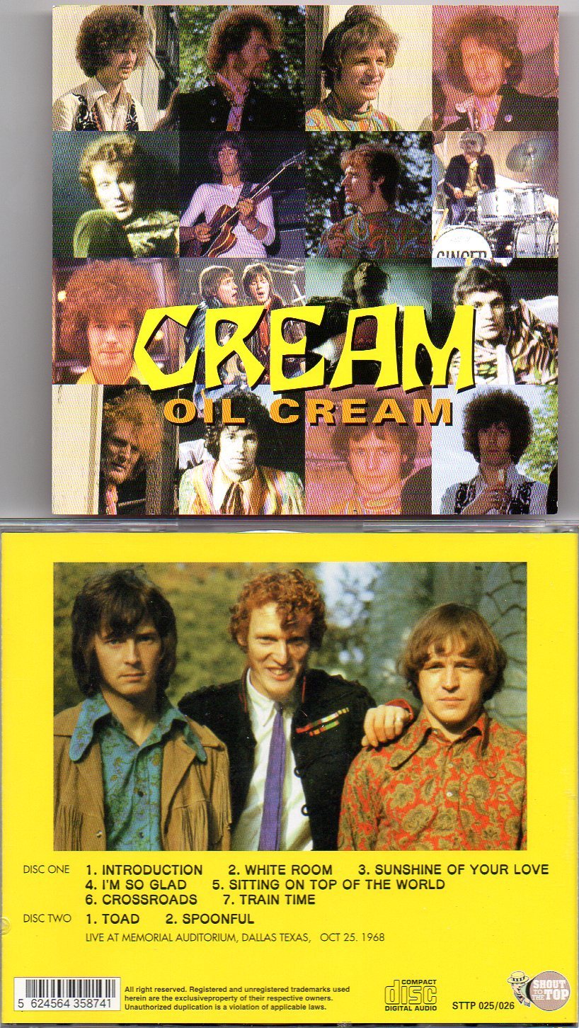 Eric Clapton - Oil Cream ( CREAM Live at Memorial Auditorium . Dallas ...