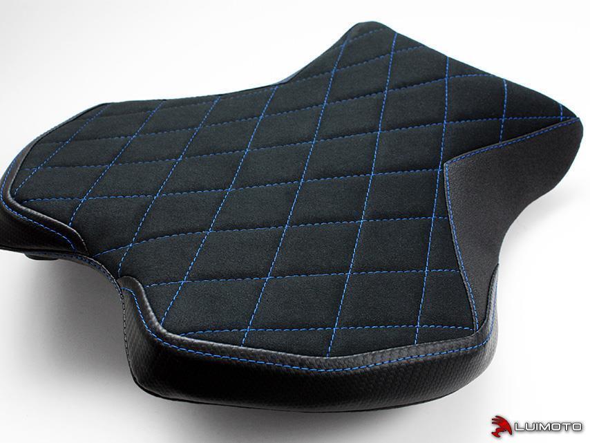 Yamaha R6 Seat Cover 2017 2018 2019 2020 2021 Luimoto Black Suede Tec ...