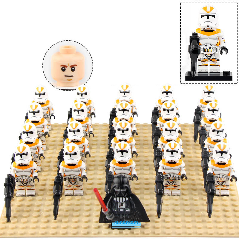 Star Wars 212th Attack Battalion Clone Trooper Army Lego Moc Minifigures 21Pcs - Building Toy ...