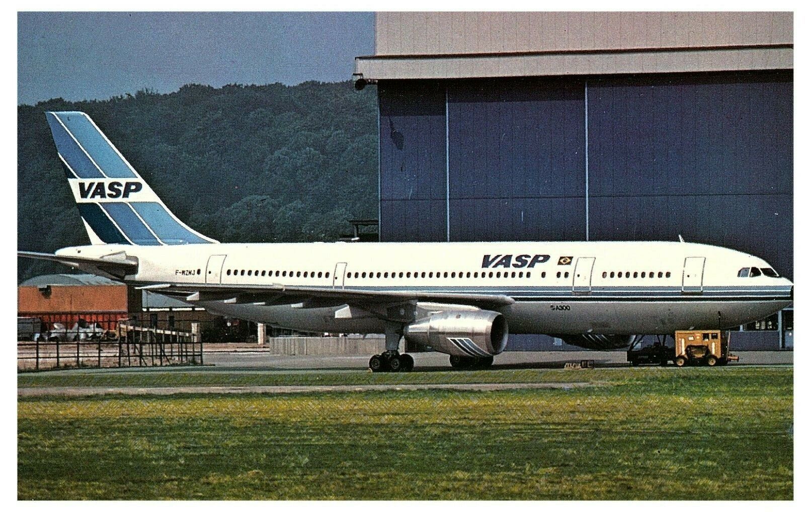 VASP Viacao Aerea Sao Paulo Airbus A 300 Airplane Postcard - Non ...