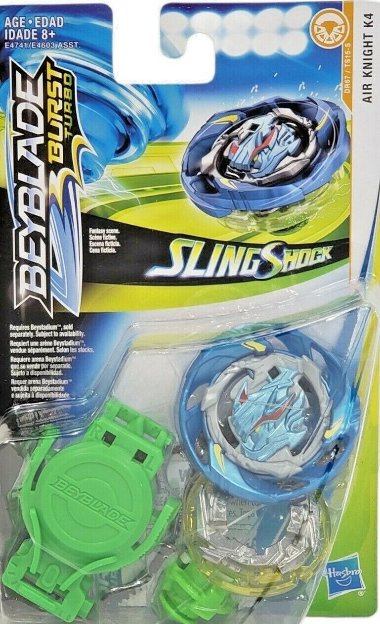 Beyblade Burst Turbo Slingshock Air Knight K4 Starter Pack Sealed ...