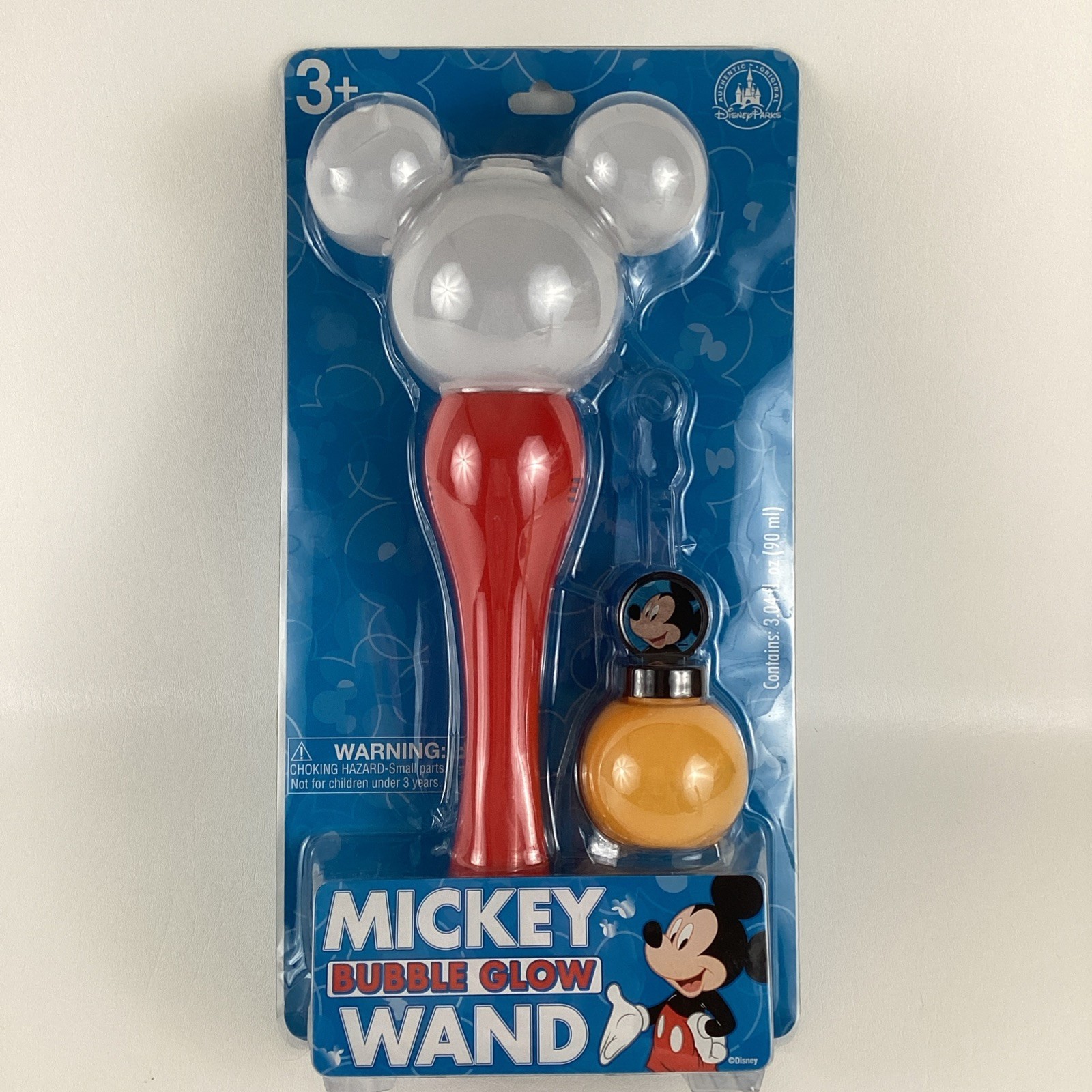 Disney Theme Parks Mickey Mouse Bubble Glow Wand Light Up Souvenir ...