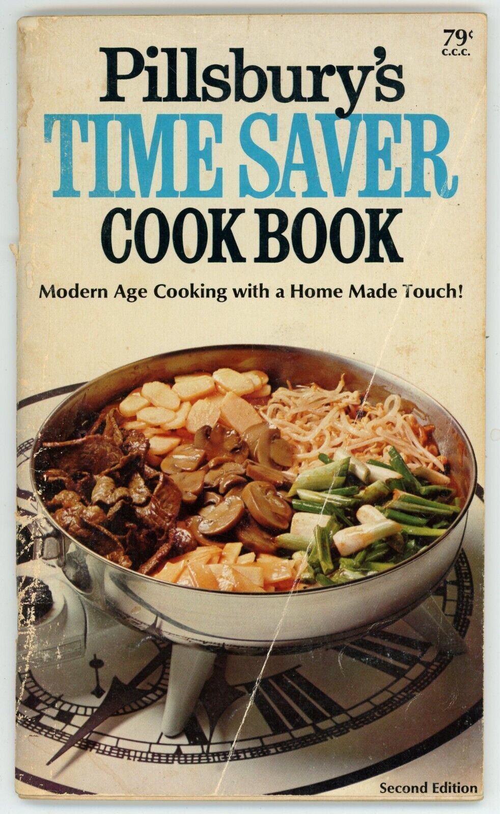Pillsbury’s Time Saver Cookbook Pamphlet 1967 VTG Color Photos - Books