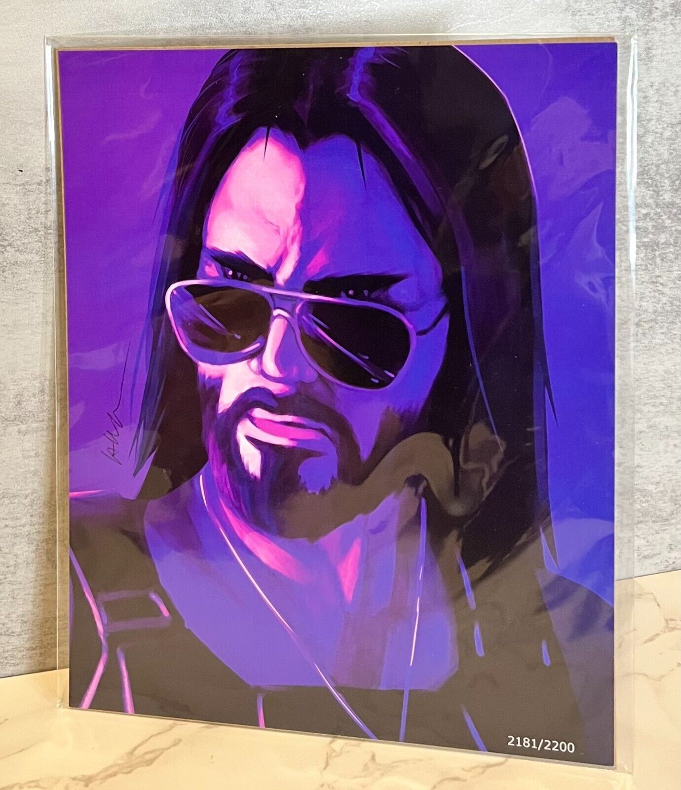 BAM BOX Gamer Exclusive Cyberpunk 2077 Signed Fan Art Print 8X10 ...
