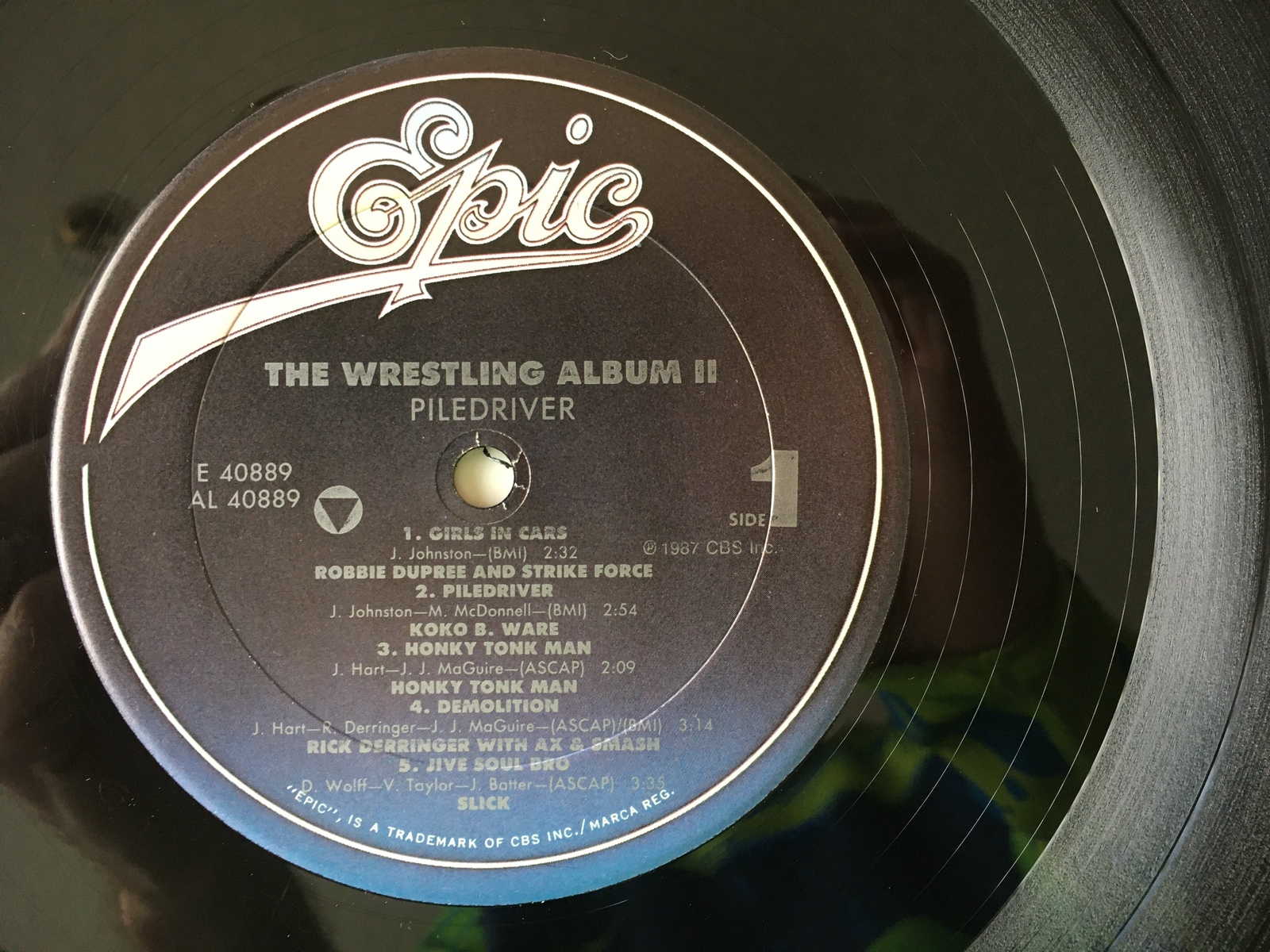 Piledriver: The Wrestling Album II LP Vinyl Record Album - Vinyl Records