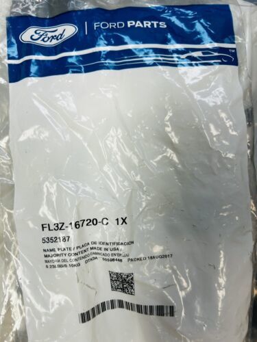 OEM Ford F-150 XLT Left Lariat Fender Emblem Nameplate FL3Z-16720-C New ...