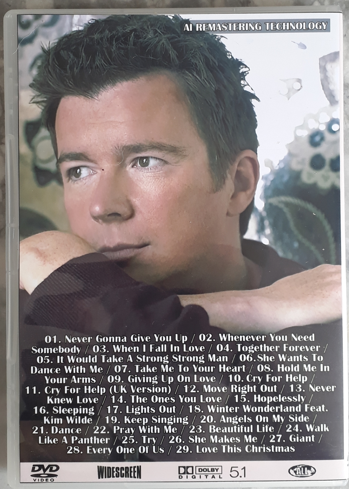 Rick Astley The Historical Collection (Videography) - DVD Disc - DVDs ...