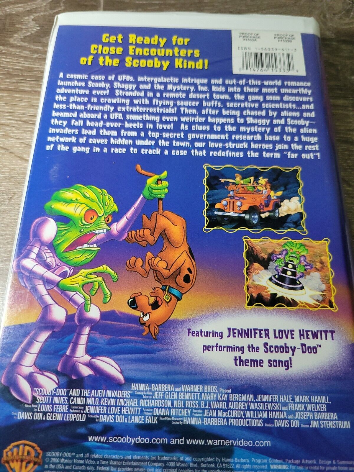 Scooby-Doo and the Alien Invaders (VHS, 2000, Warner Brothers Clam ...
