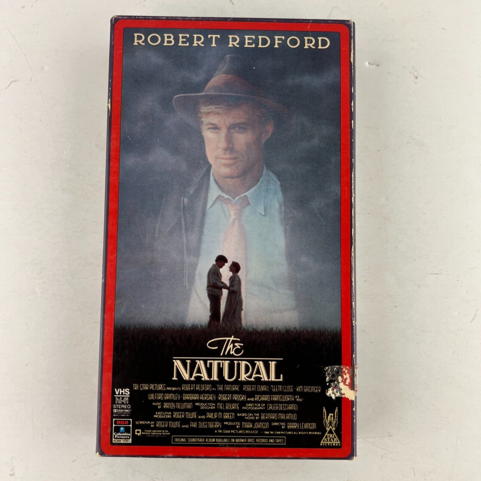 The Natural VHS Robert Redford, Robert Duvall, Kim Basinger - VHS Tapes