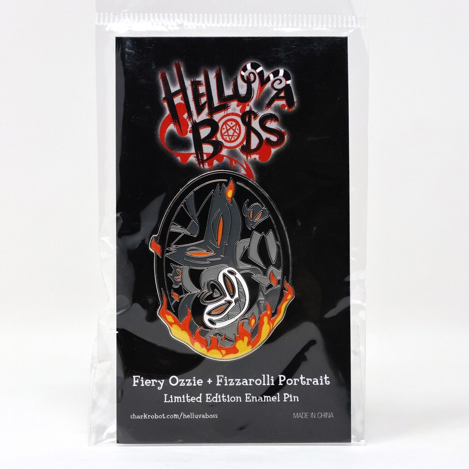 Helluva Boss Ozzie + Fizz Fiery Portrait Limited Enamel Pin Asmodeus ...
