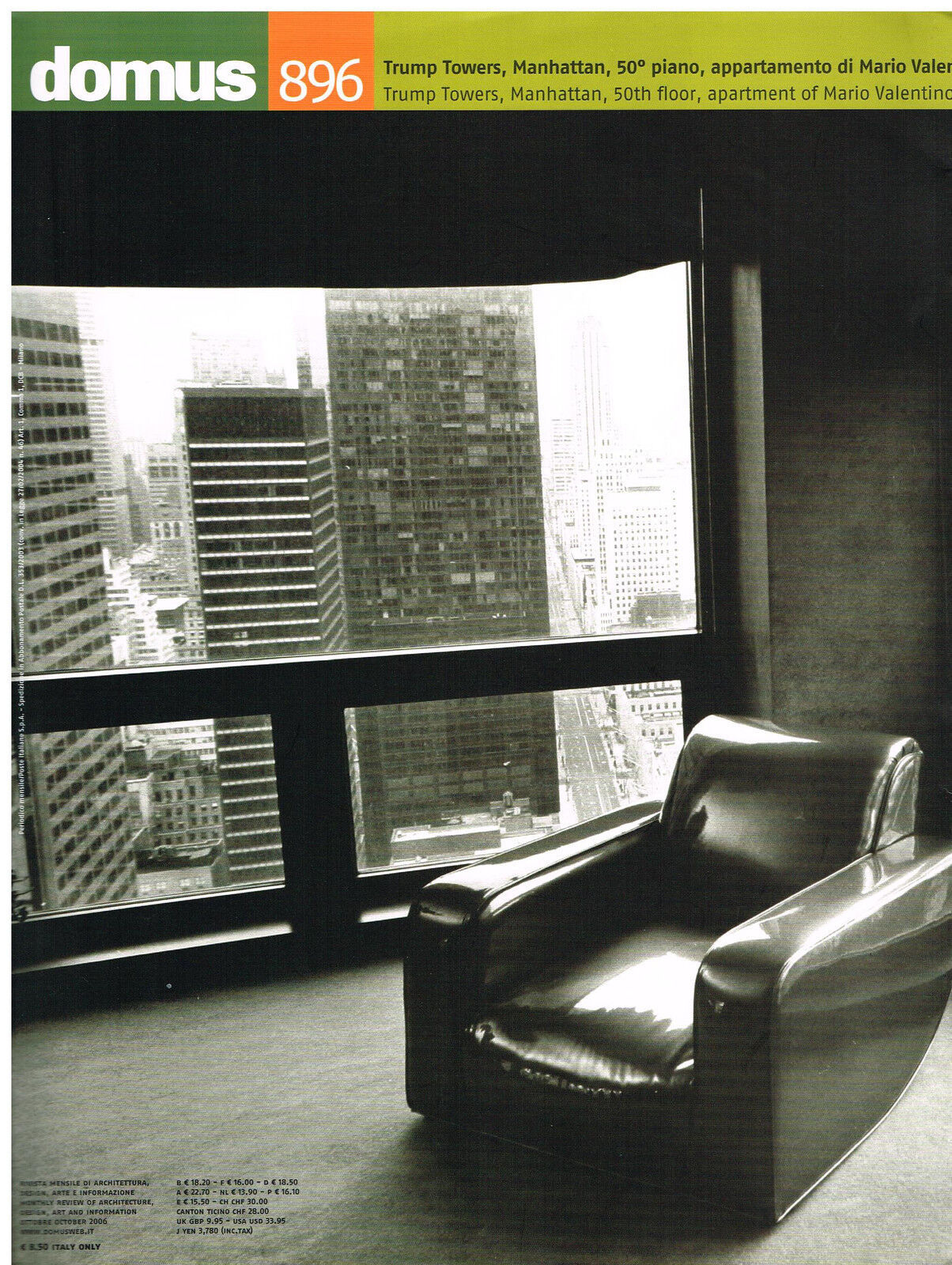 Domus Magazine No. 896 - October 2006 Italian Architecture and Design ...