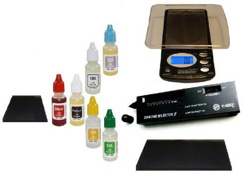 Professional Gold/Silver Estate Precious Metals Kit, Plus Platinum Test ...