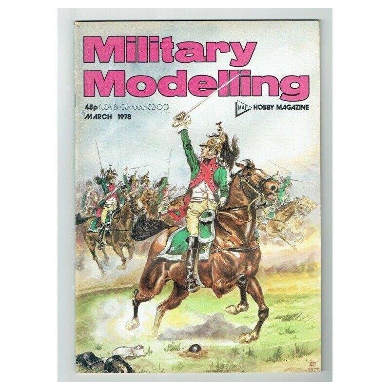 Military Modeling Magazine March 1978 mbox2758 MAP Hobby Magazine ...