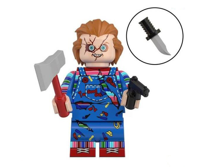 Building Chucky Doll V3 Horror Movie Minifigure Custom - LEGO (R ...