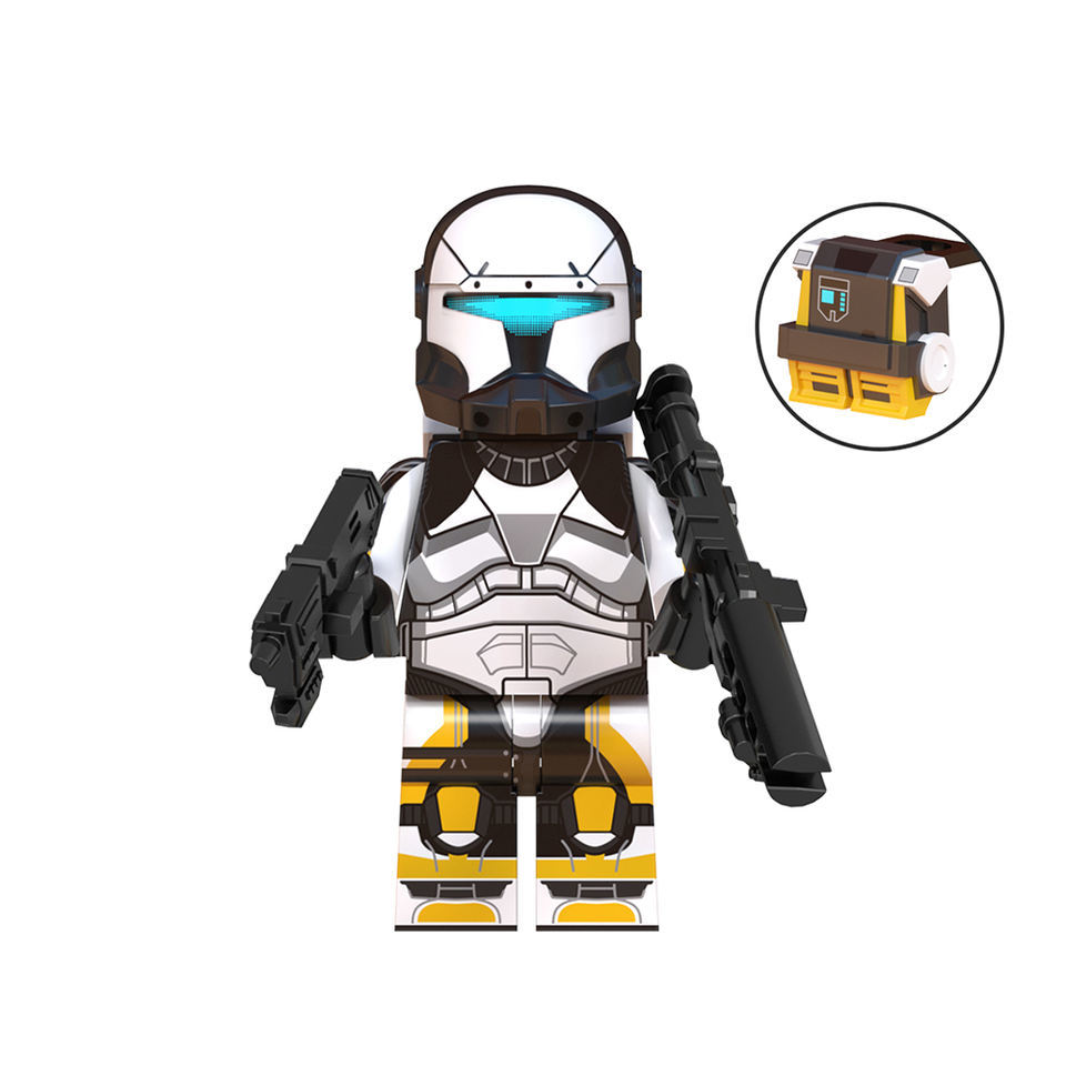 8pcs Star Wars Clone Commando Delta Squad Boss Fixer Commander Voca ...