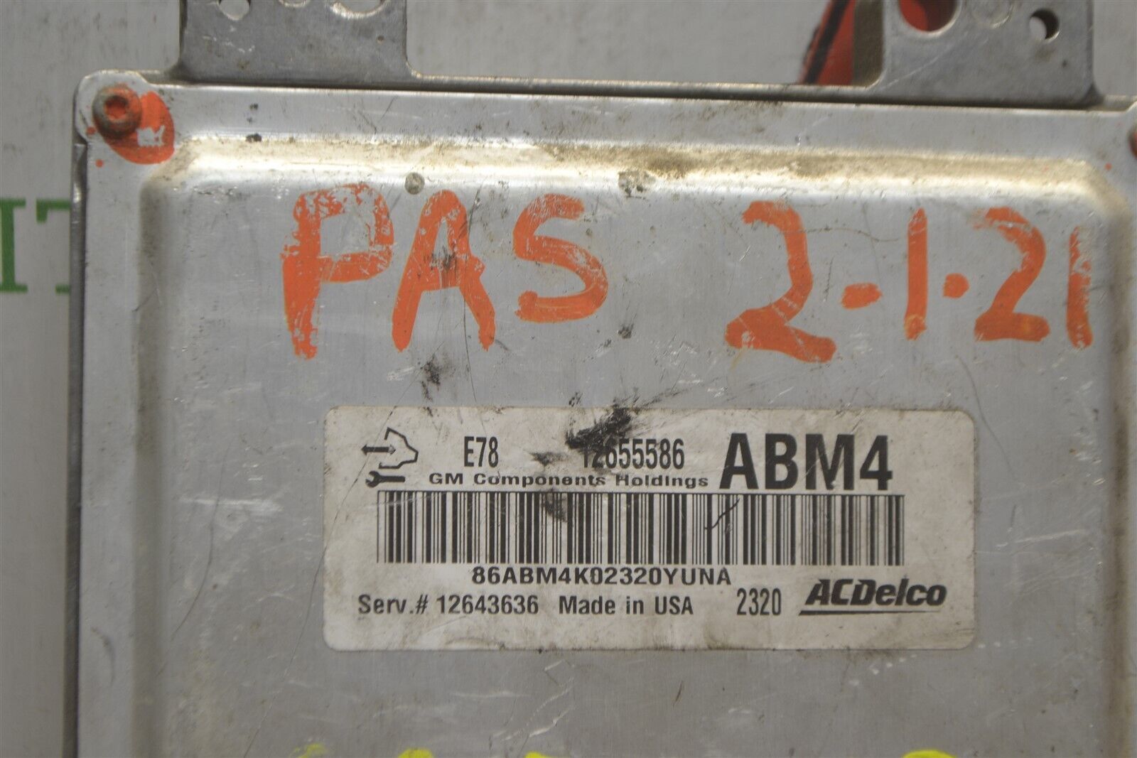 12-16 Chevrolet Cruze Engine Control Unit ECU 12643636 Module 717-23D2 ...