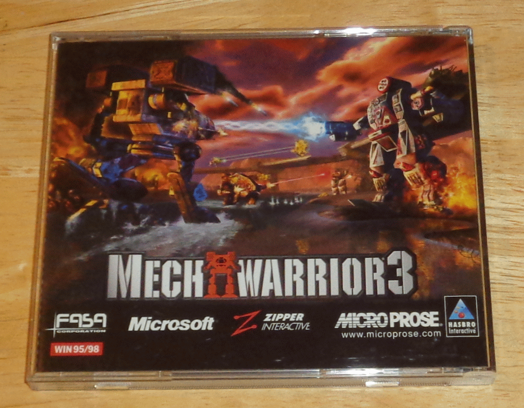 MechWarrior Mech Warrior 3 PC CD-ROM FASA BattleTech Combat Game by ...