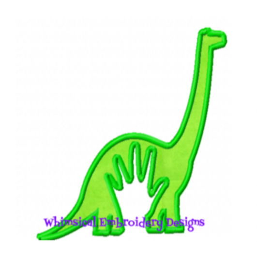 Arlo The Good Dinosaur Machine Embroidery Applique Design - Digital Art