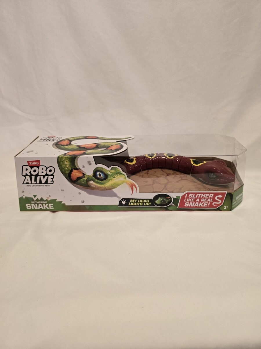 Zuru Robo Alive Red Slithering Snake Real-Life Robotic Pets - Other