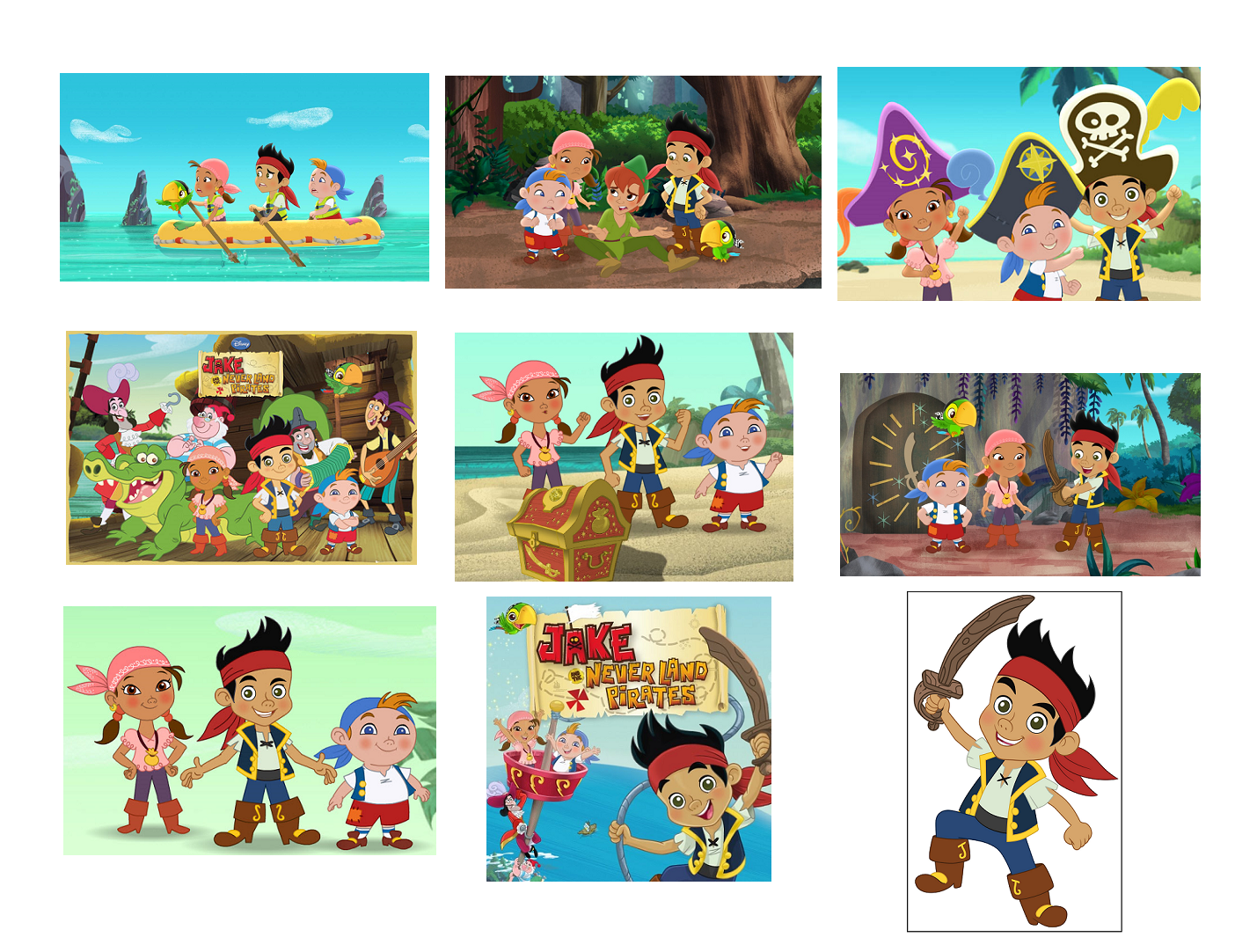 Jake and The Neverland Pirates Stickers, Decorations, Party Supplies ...