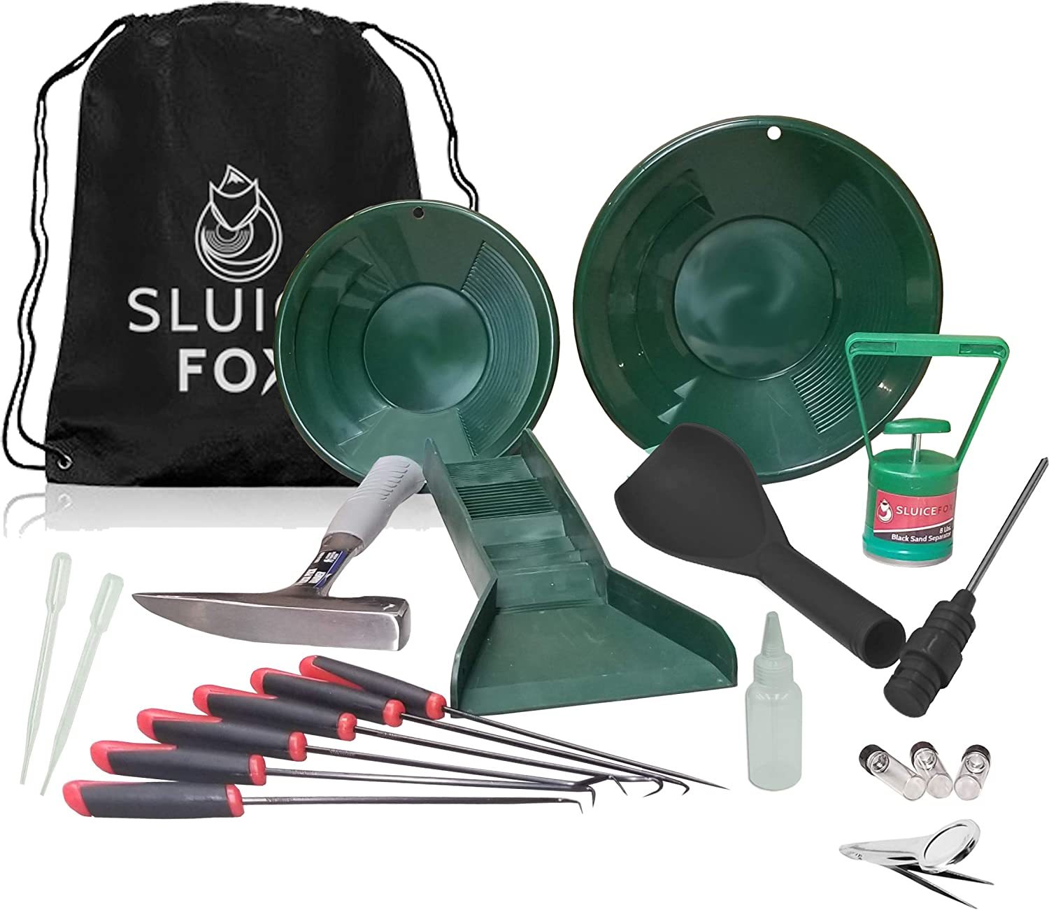 Sluice Fox Bedrock Gold Mining Prospecting Kit with Micro Sluice Box ...