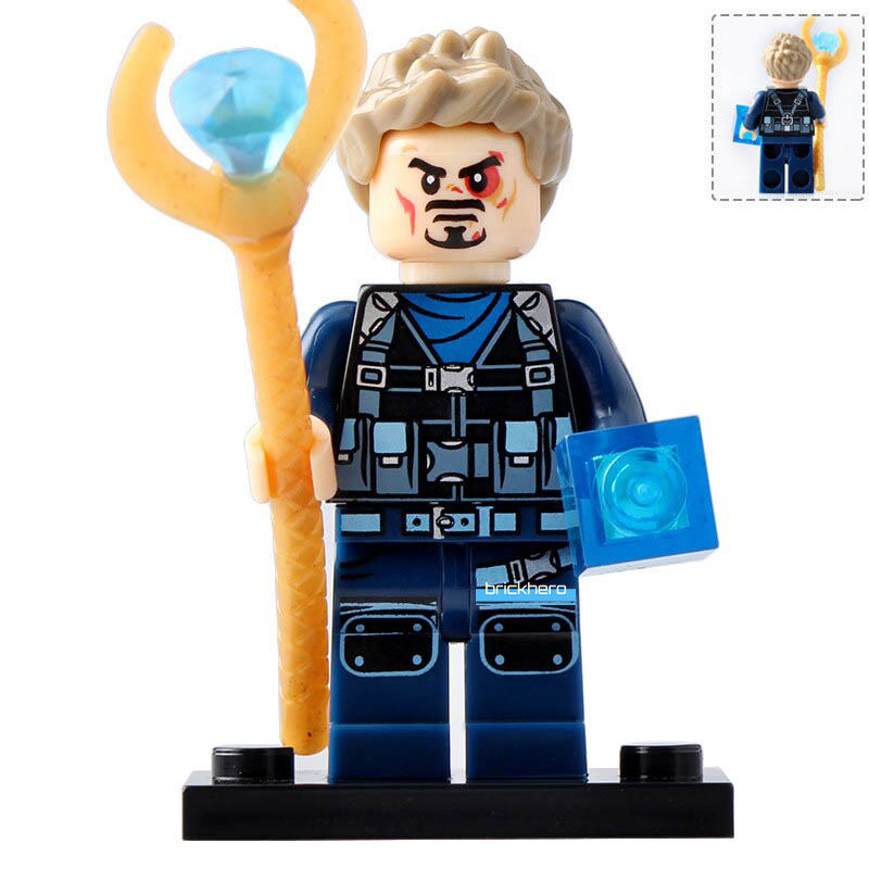 Tony Stark (Avengers Endgame) MCU Super Heroes DIY Lego Minifigure ...