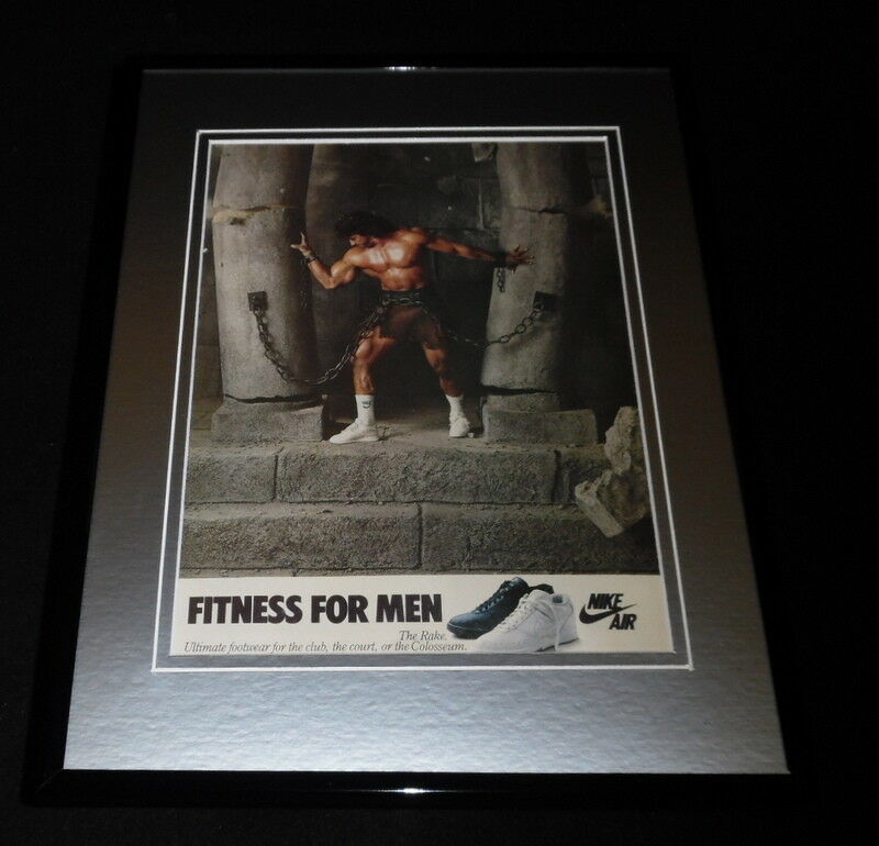 1986 Nike Air Rake 11x14 Framed ORIGINAL Advertisement - 1980-Now