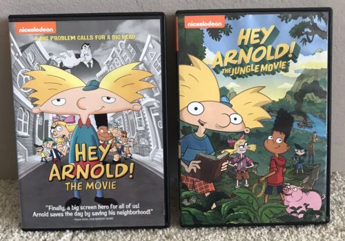 Nickelodeon Hey Arnold DVD Lot (The Movie and The Jungle Movie) 2002 ...