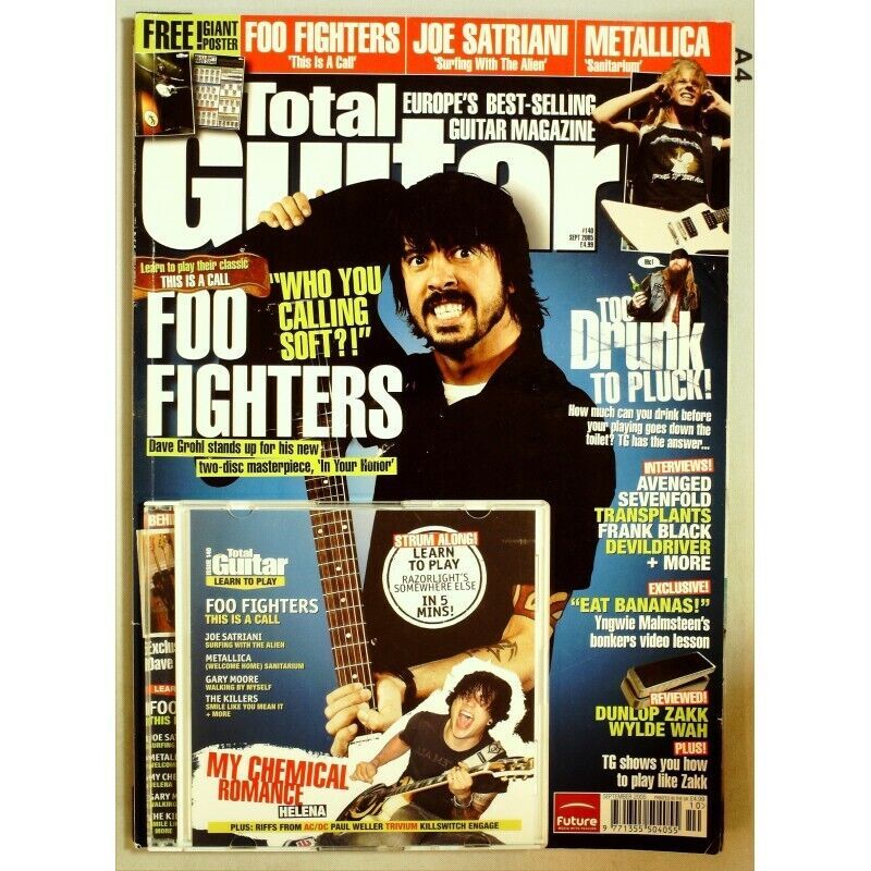 Total Guitar Magazine No.140 September 2005 mbox2939/a Foo Fighters ...