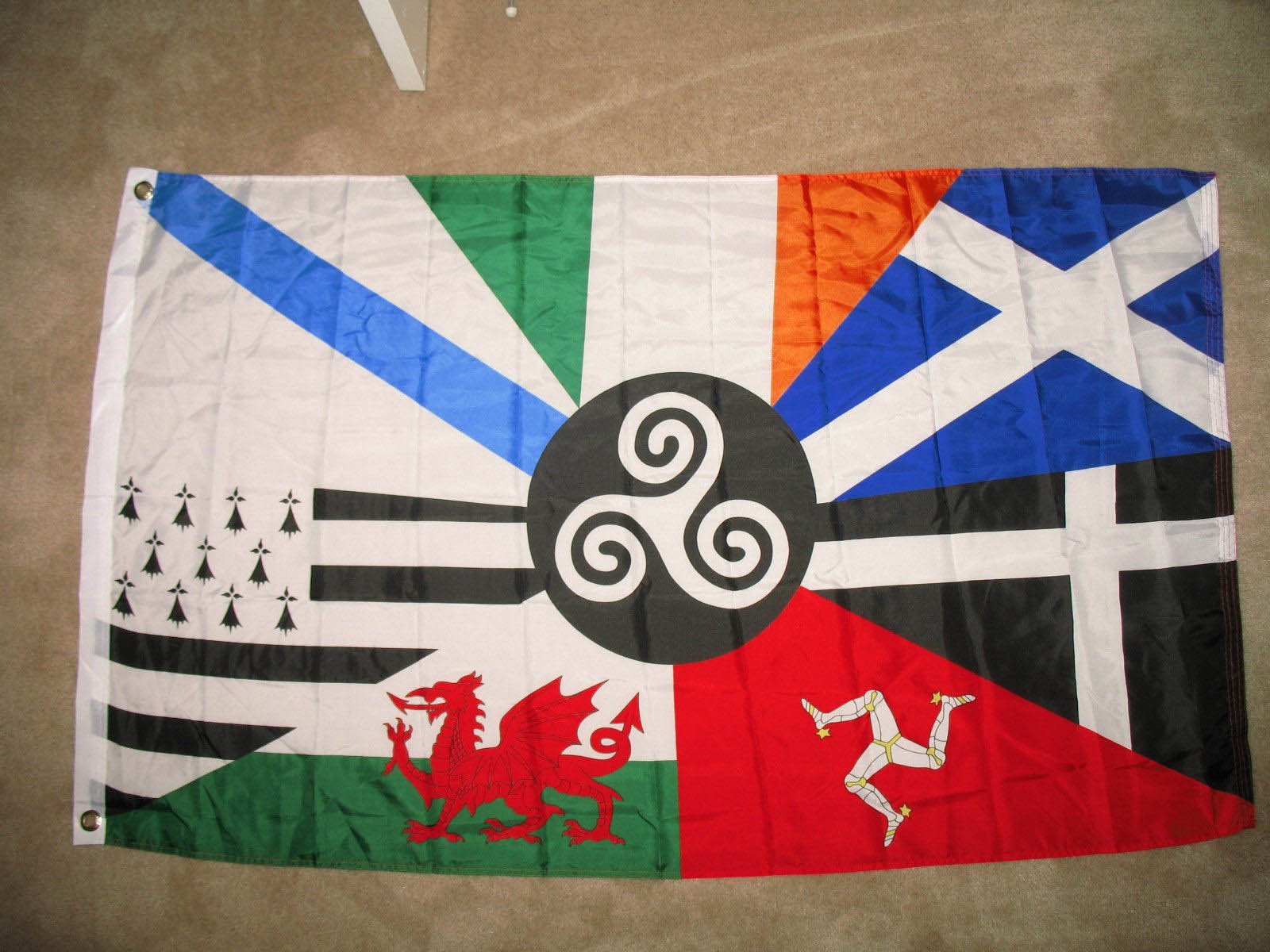 3'X5' Ireland Celtic Nations Superpoly 3X5 Flag Banner Indoor/Outdoor ...