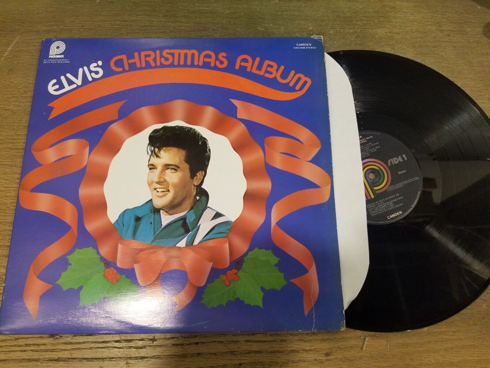 Elvis Presley - Elvis Christmas Album - LP Record VG+ VG - Vinyl Records