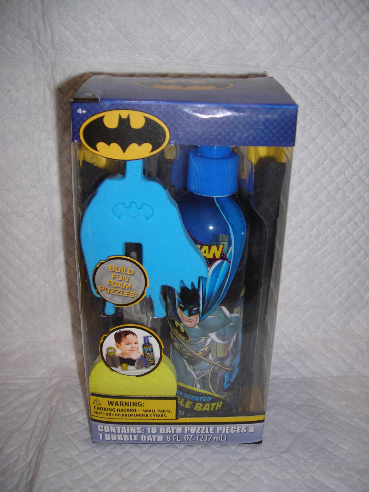 Batman Bubble bath Set Puzzle Pieces and foam Bubble bath NIB - Bathing ...