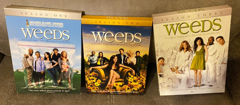 WEEDS Season 1 and 2 and 3 DVD Lot Mary Louise Parker TV Series - DVDs & Blu-ray Discs