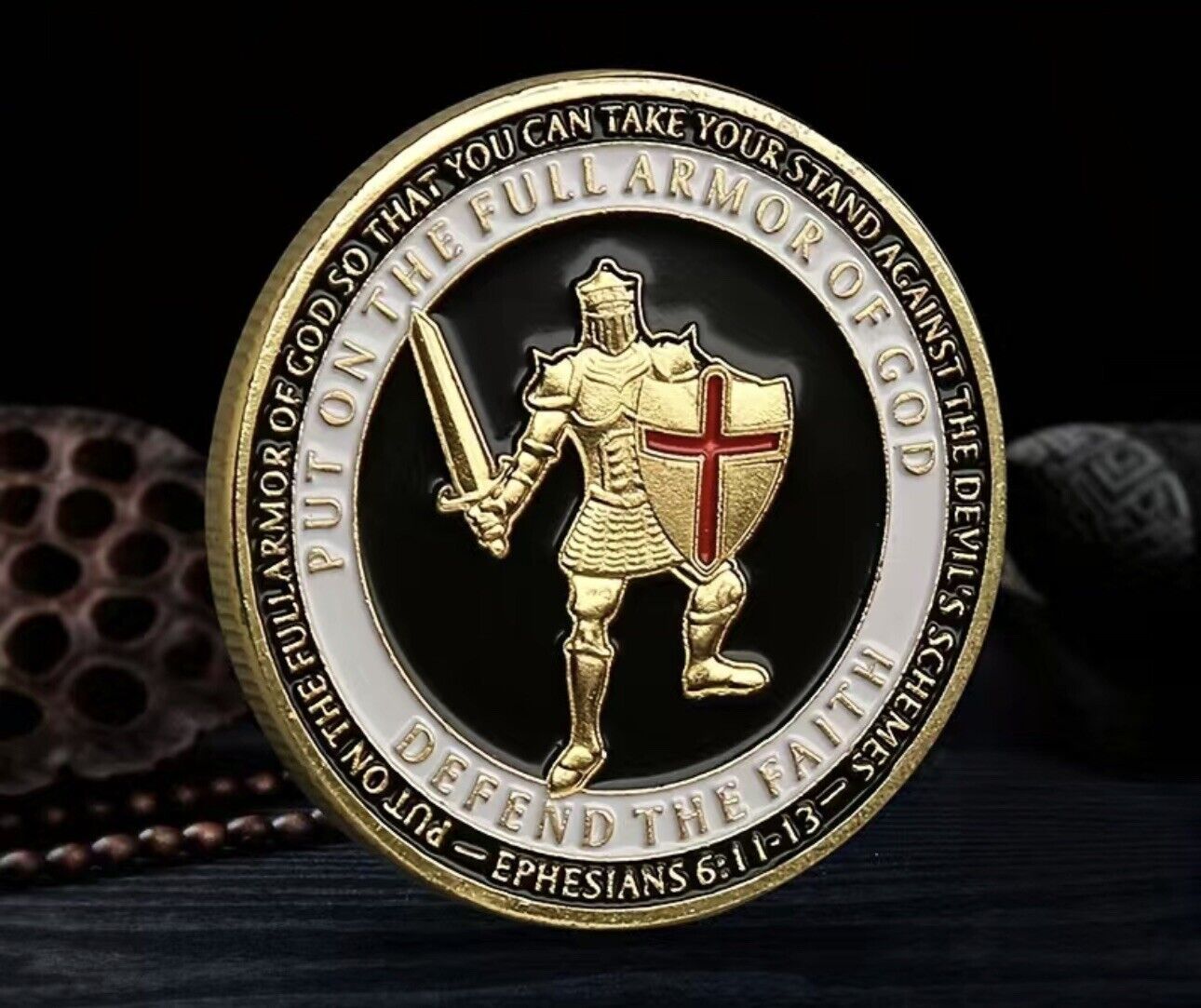 US Navy Put on the Full Armor of God Challenge Coin Defend The Faith ...