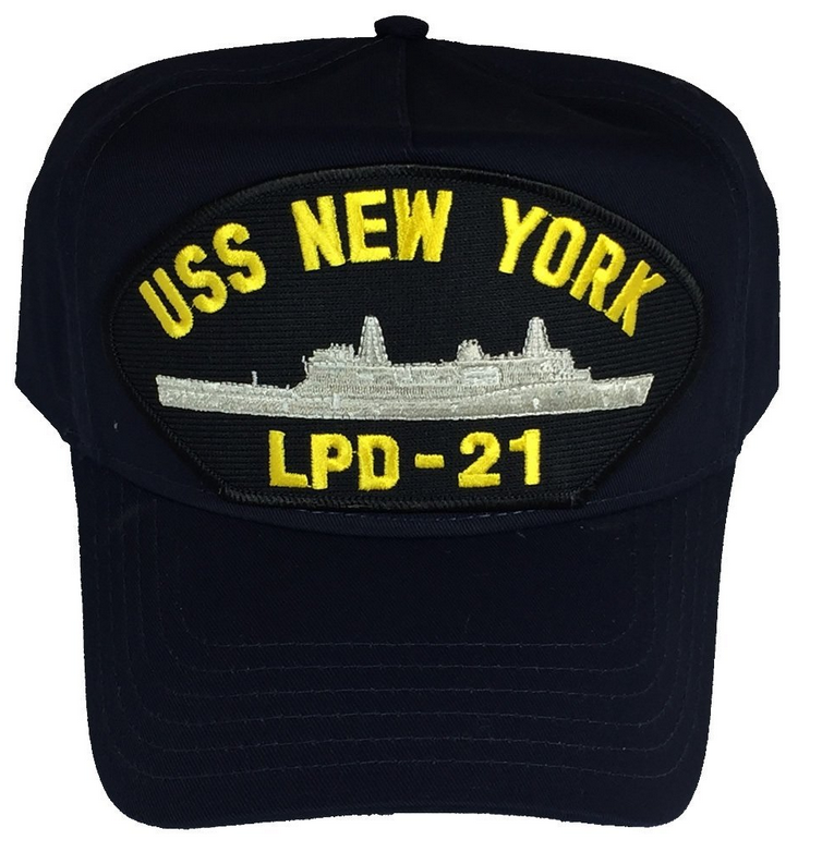 USS NEW YORK LPD-21 HAT USN NAVY SHIP SAN ANTONIO CLASS AMPHIBIOUS ...