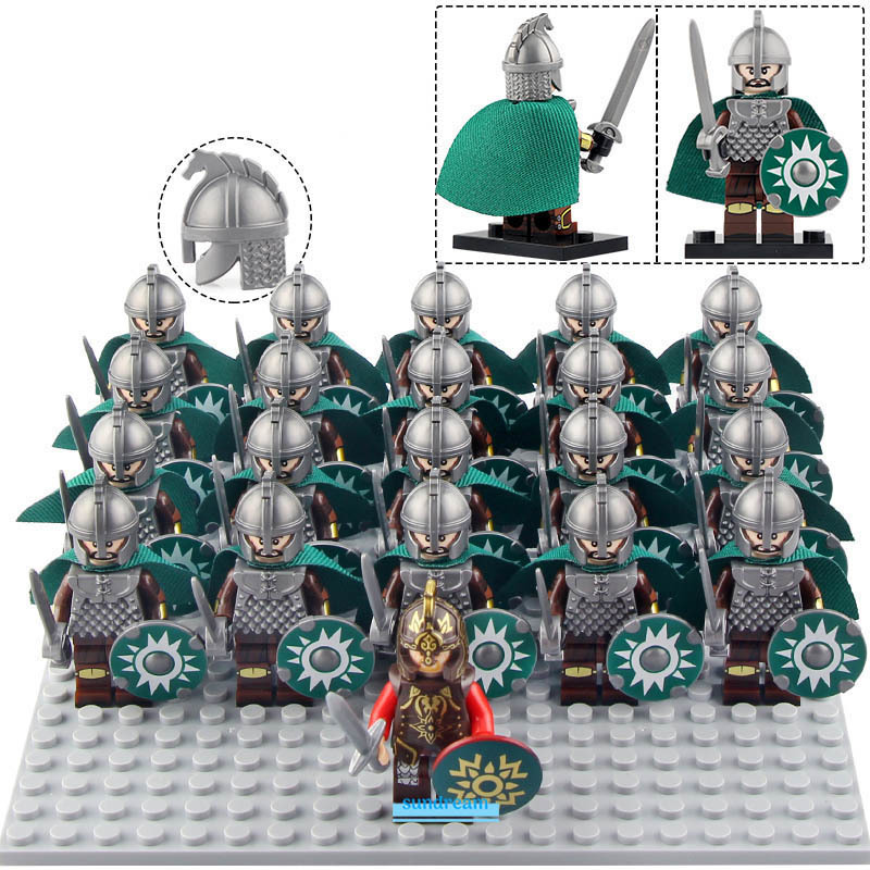 Lord of the Rings Rohan Elite Soldiers Army Military Lego Moc ...