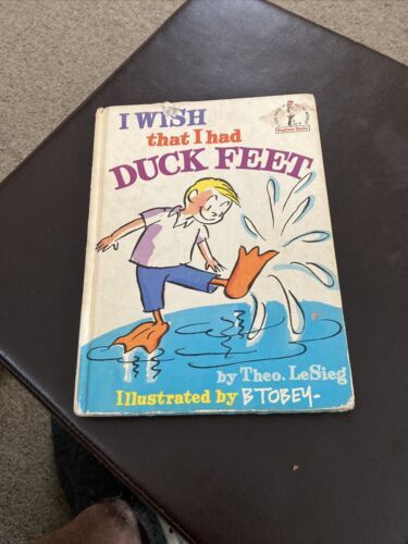 Dr Seuss I Wish That I Had Duck Feet,1965 HC and 50 similar items