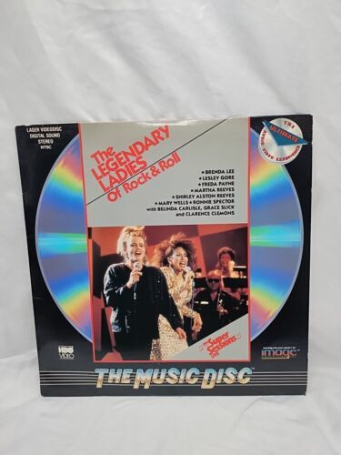 The Legendary Ladies Of Rock And Roll The Music Disc Laser Disc - Laserdisc
