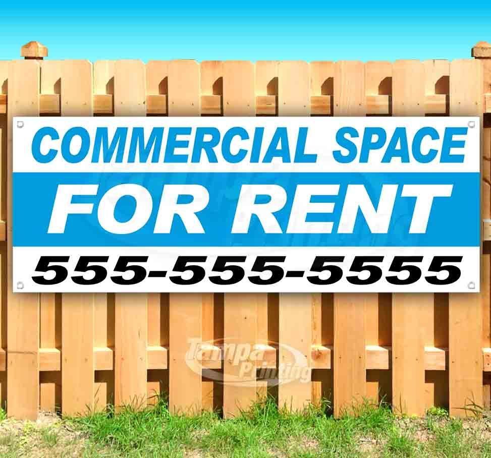 COMMERCIAL SPACE FOR RENT CUSTOM PHONE # Advertising Vinyl Banner Flag ...
