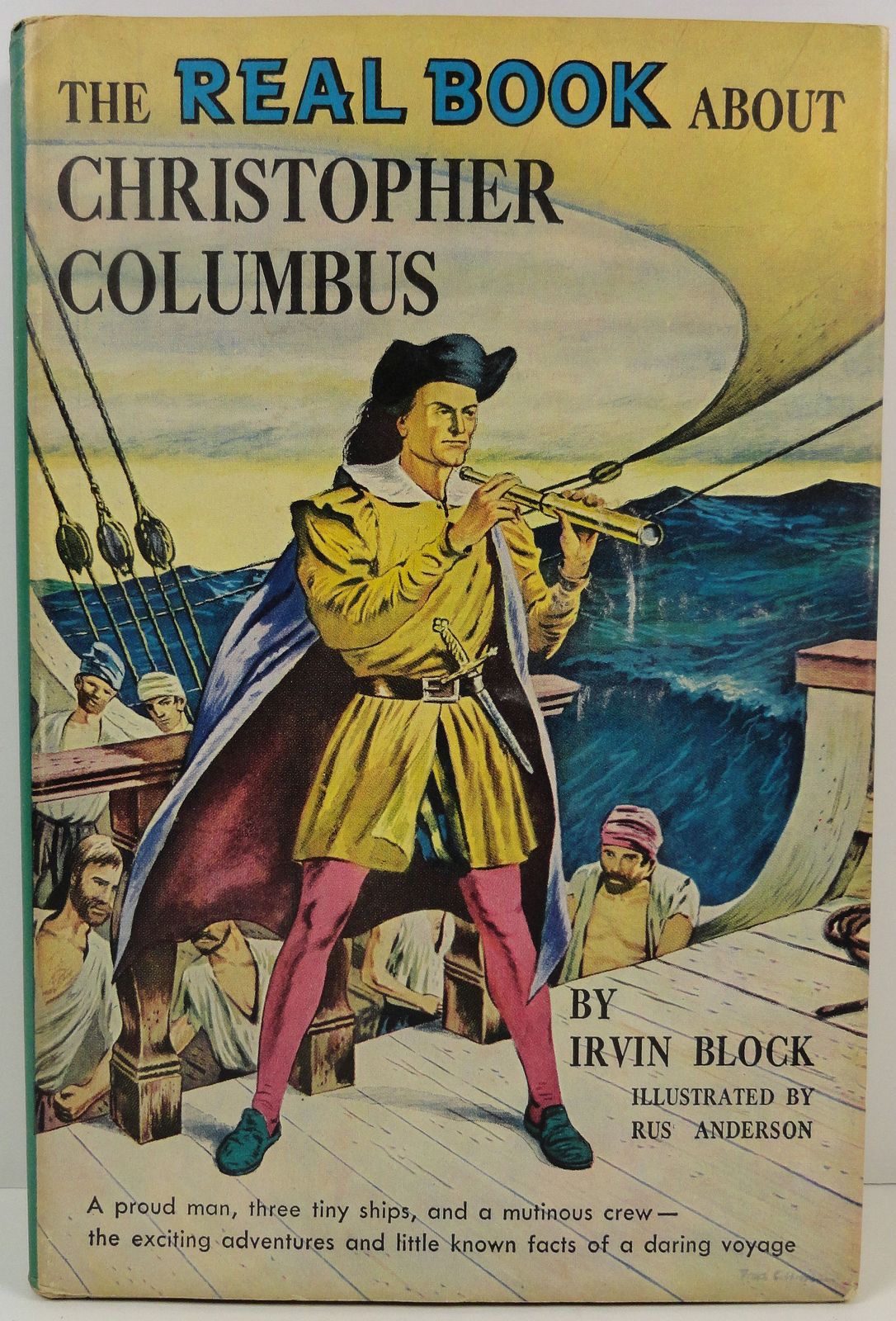 The Real Book About Christopher Columbus by Irvin Block - Antiquarian ...
