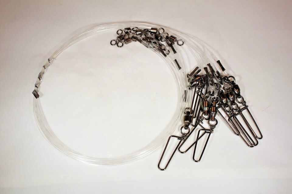 10 FISHING SEAGUAR FLUOROCARBON LEADERS FOR PIKE, MUSKIE, SALMON 60/80 ...