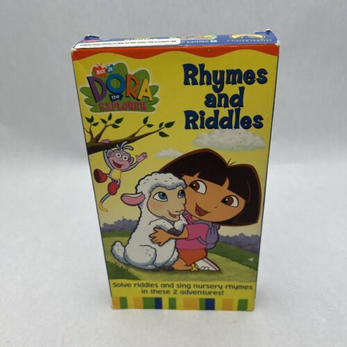 Dora the Explorer - Rhymes and Riddles - VHS (2003, Nickelodeon Junior ...