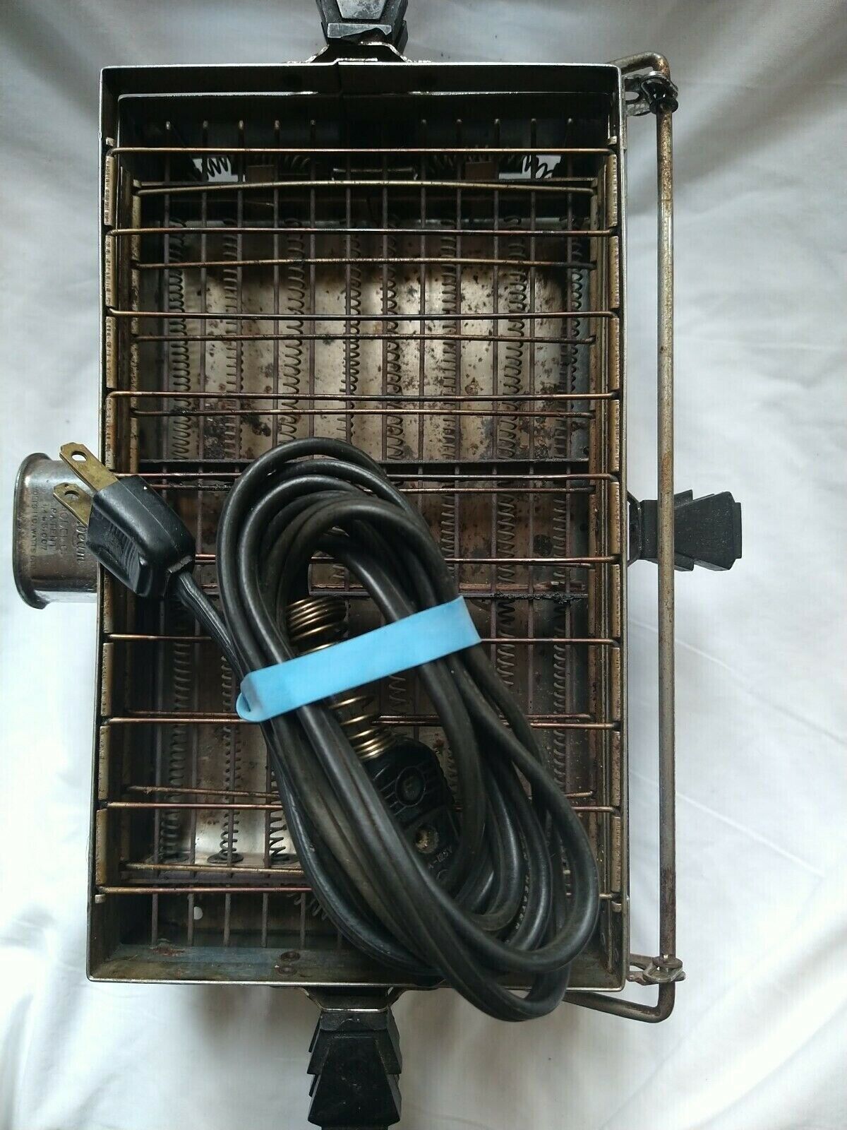 Sunbeam Model C Vintage Flip Top Toaster 600 W works! Clean - Toasters