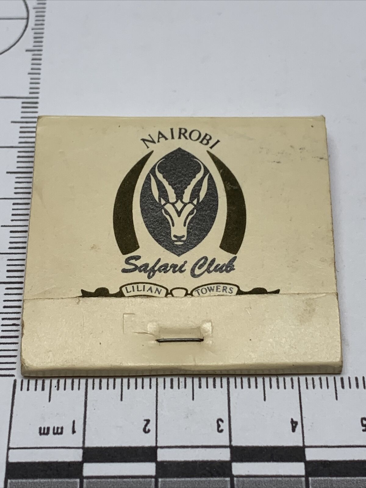 Vintage Matchbook Nairobi Safari Club Lilian Towers Nairobi Kenya ...