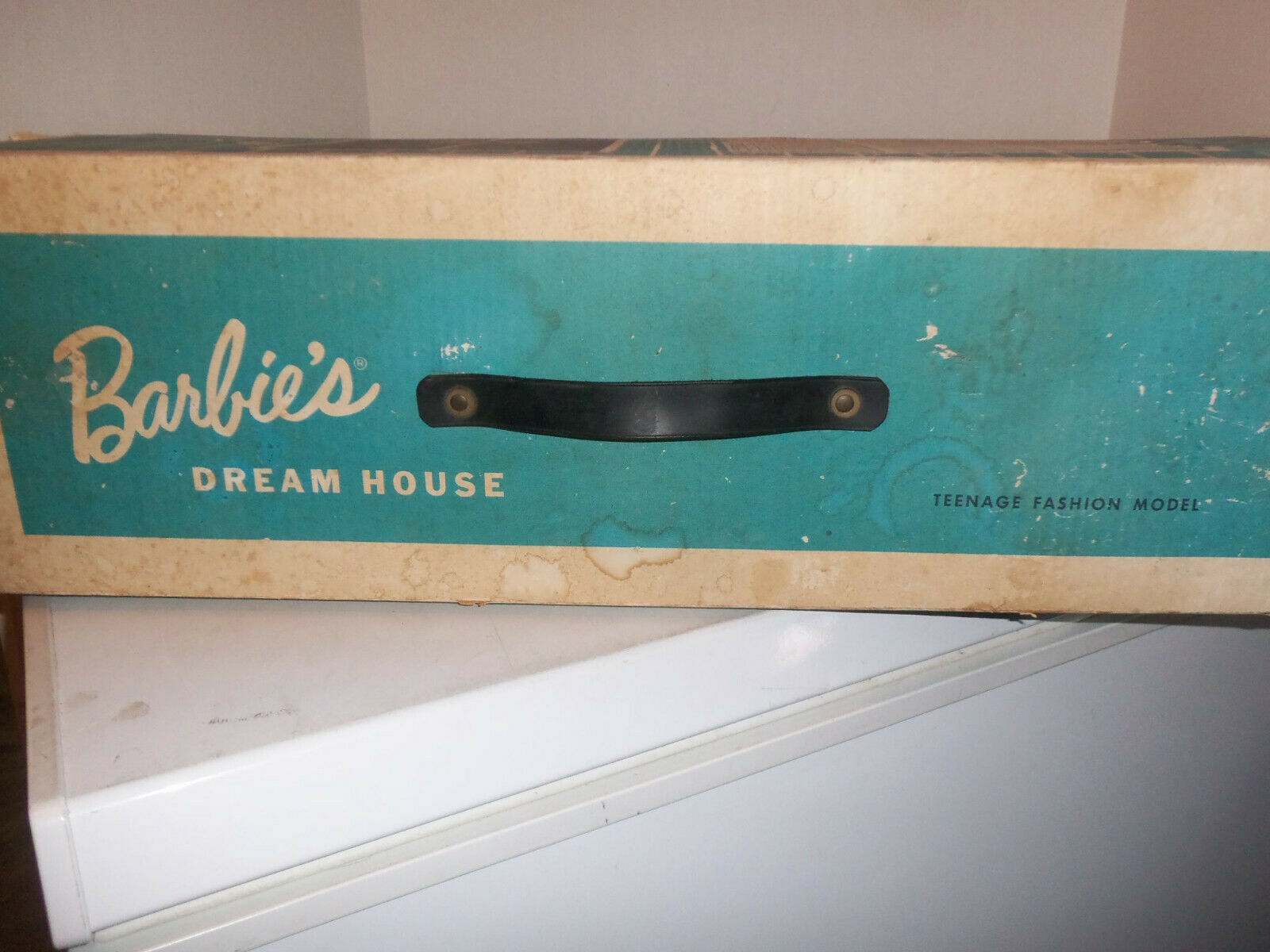 Vintage Original 1962 Barbie Fold Out Cardboard DREAM HOUSE by Mattel ...