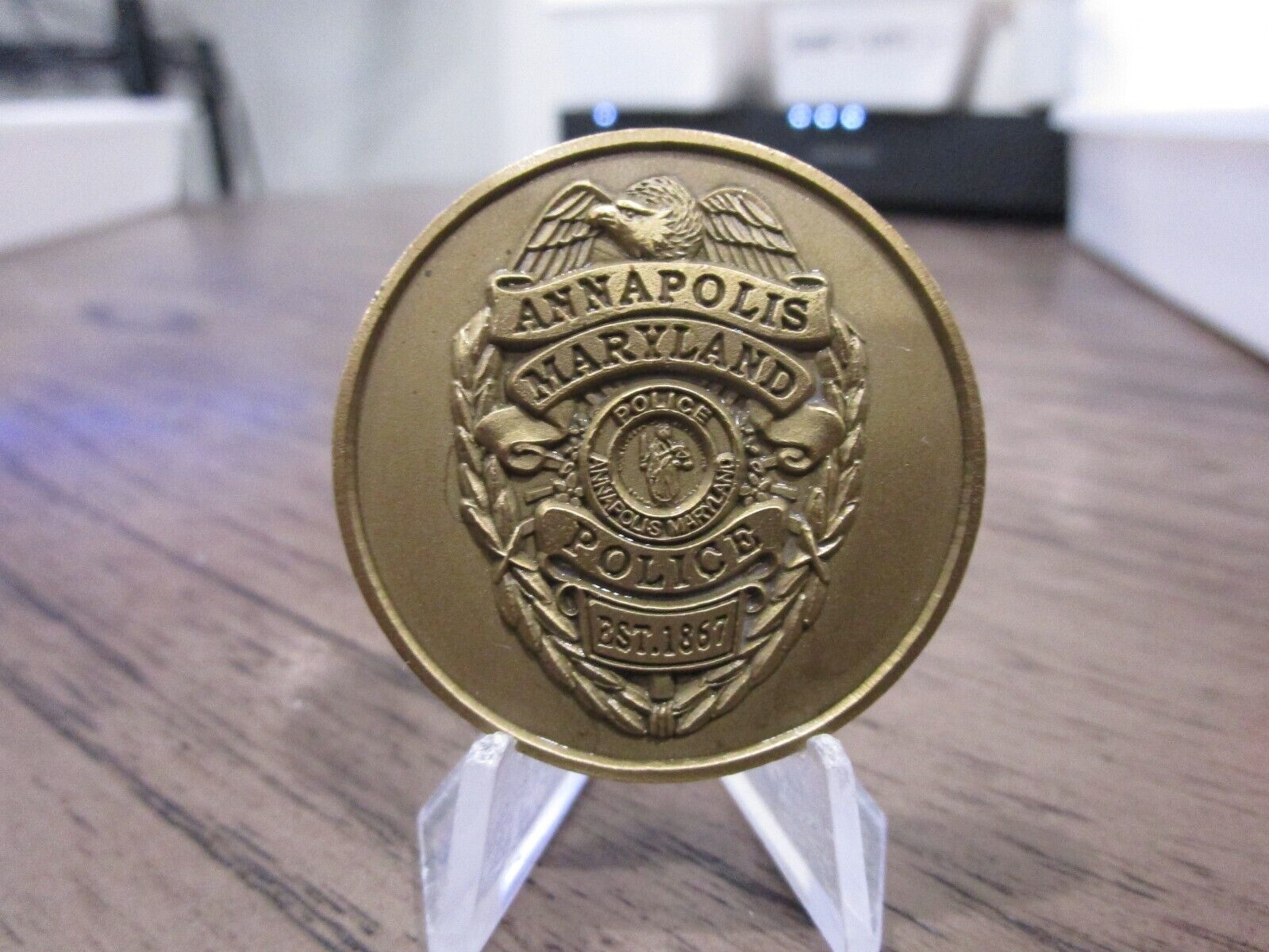 Annapolis Maryland Police Department Challenge Coin #931Q - Challenge Coins